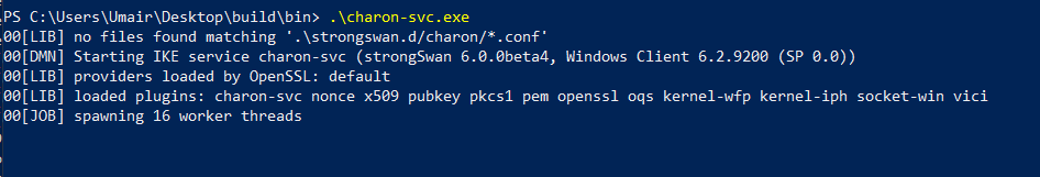 Cross-compiling Post Quantum Secure Strongswan for Windows | Umair Safdar